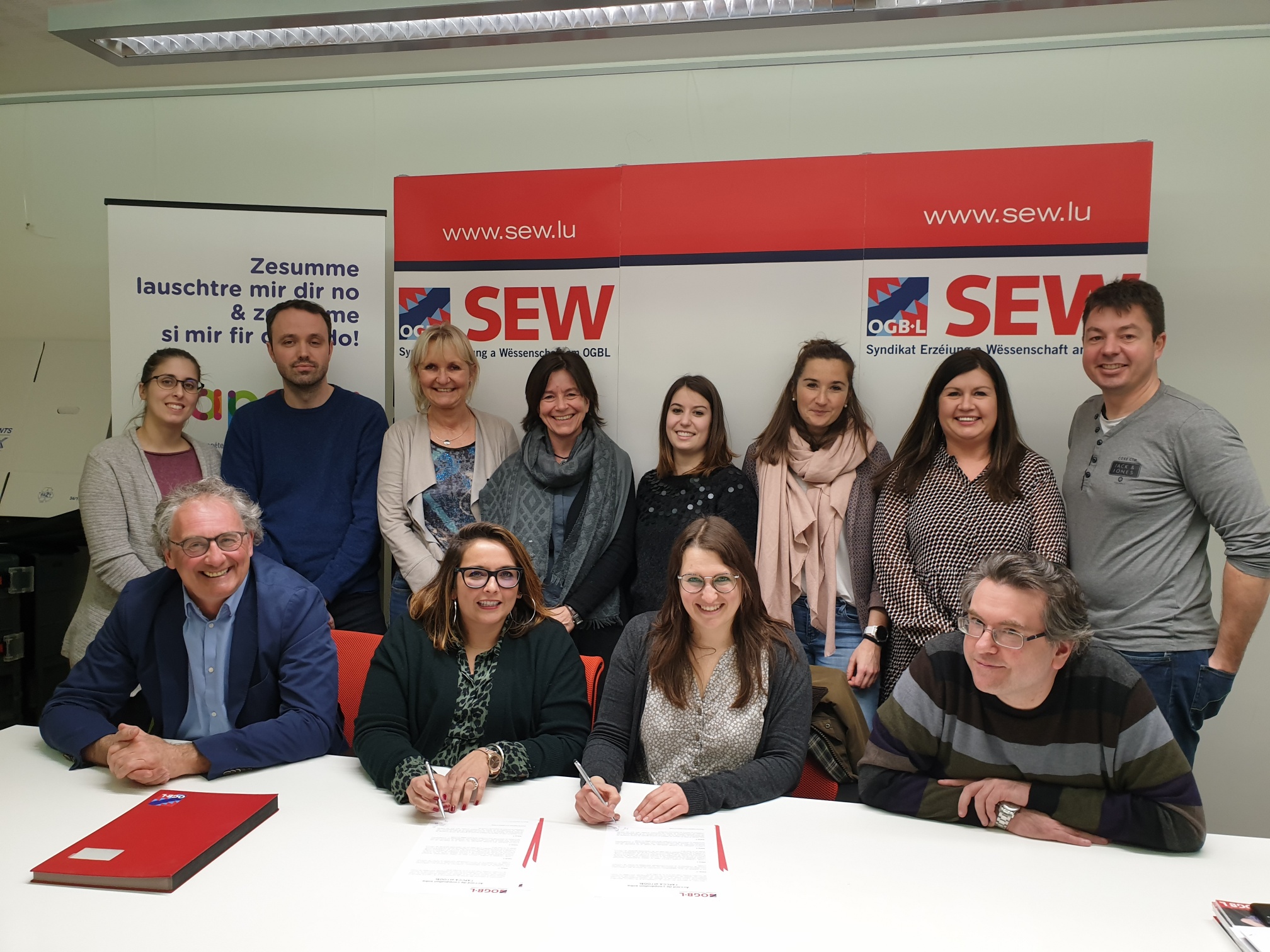 Une collaboration renforcée entre l’OGBL et l’APCCA - OGBL